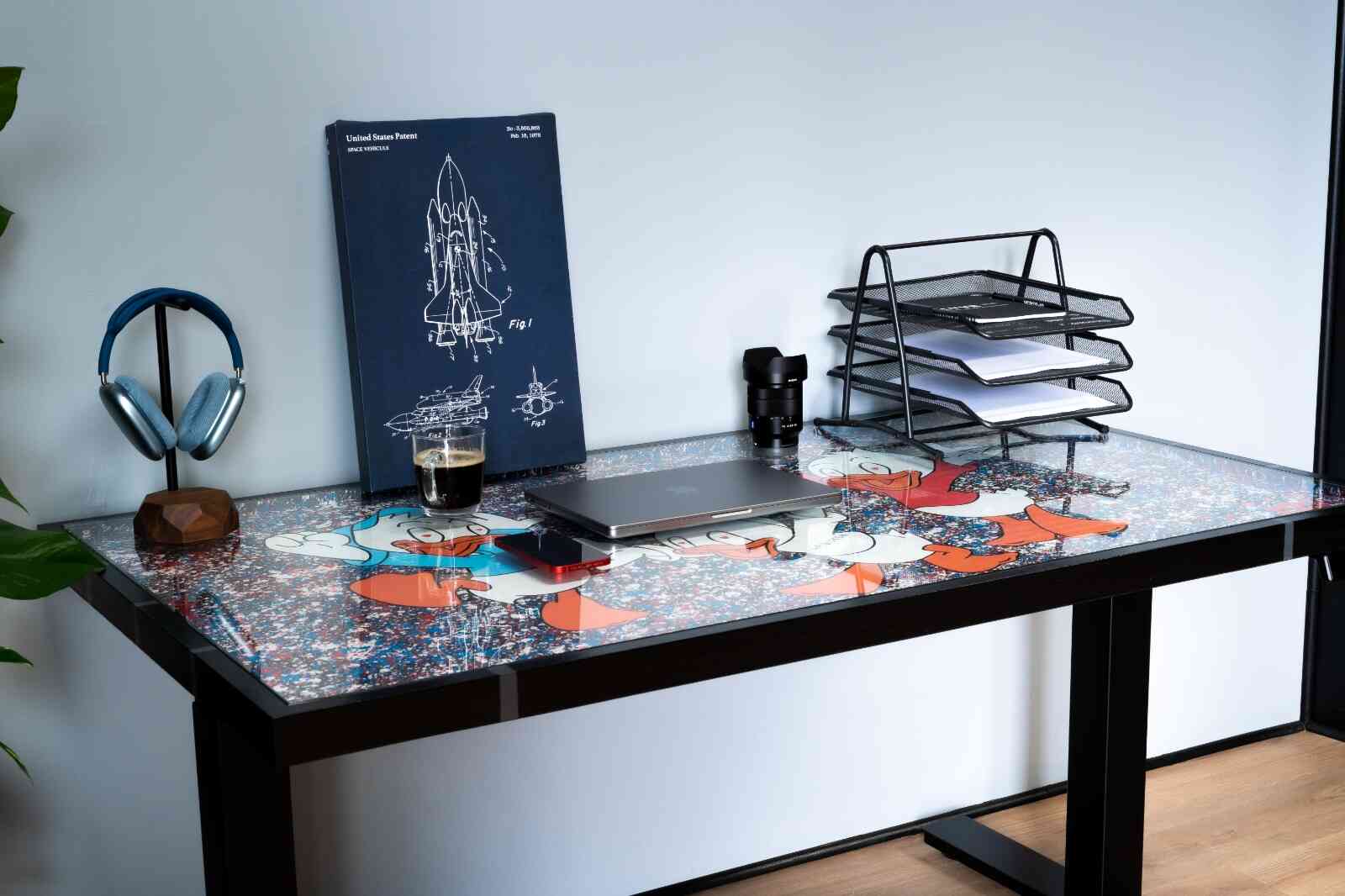 Plateau-tableau de bureau sur-mesure – UP & DESK